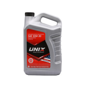 UNIX®️ ACEITE DE MOTOR SINTÉTICO 10W‑30, 5QT - Lubricantes Unix