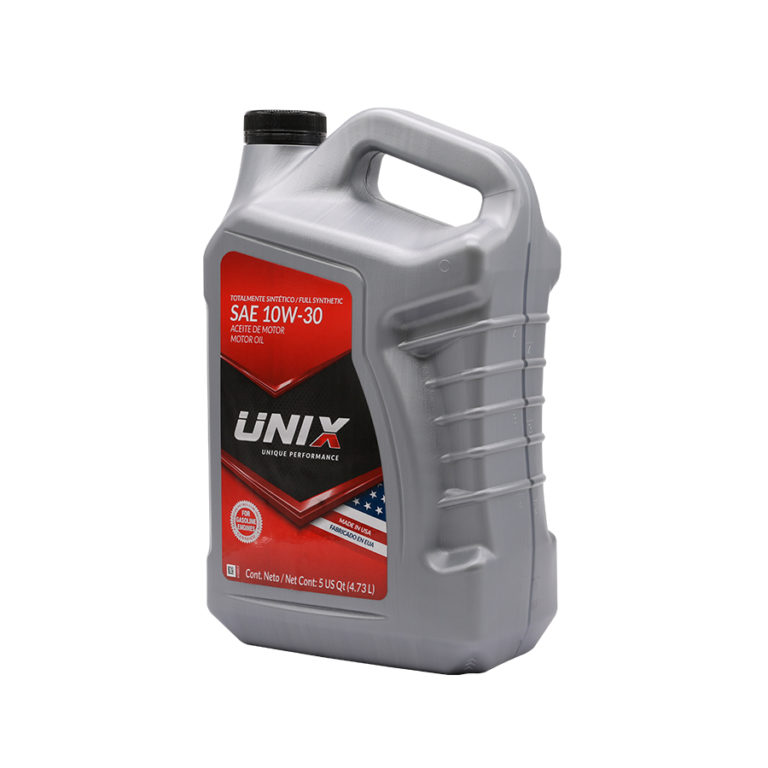 UNIX®️ ACEITE DE MOTOR SINTÉTICO 10W‑30, 5QT - Lubricantes Unix