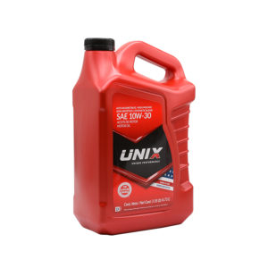 UNIX®️ ACEITE DE MOTOR SINTÉTICO 10W‑30, 5QT - Lubricantes Unix