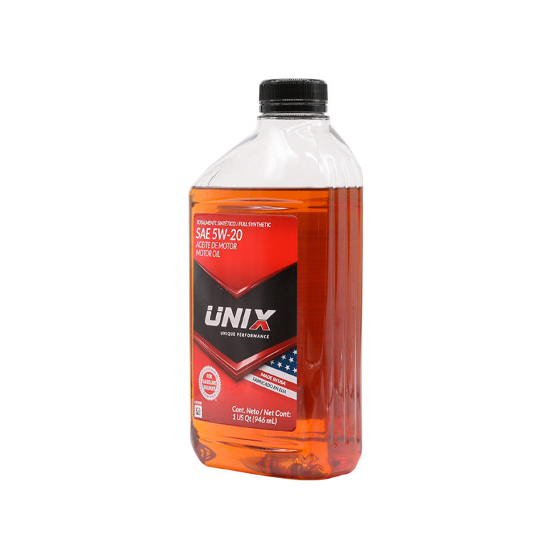 UNIX®️ ACEITE DE MOTOR SINTÉTICO 5W‑20, 1QT - Lubricantes Unix